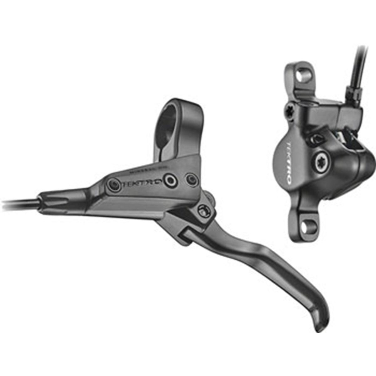 Tektro HD-M280 Disc Brake and Lever - Left, Hydraulic, Post Mount, Bla ...