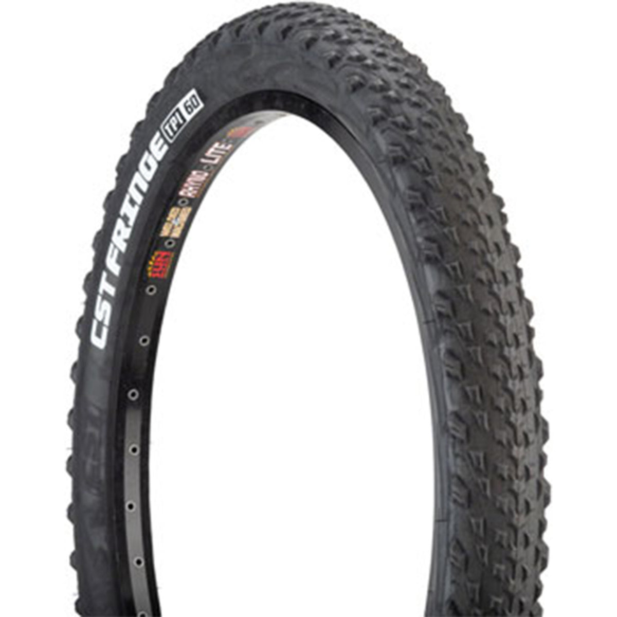 CST Fringe Tire - 24 x 2.8, Clincher, Wire, Black – Alpine East