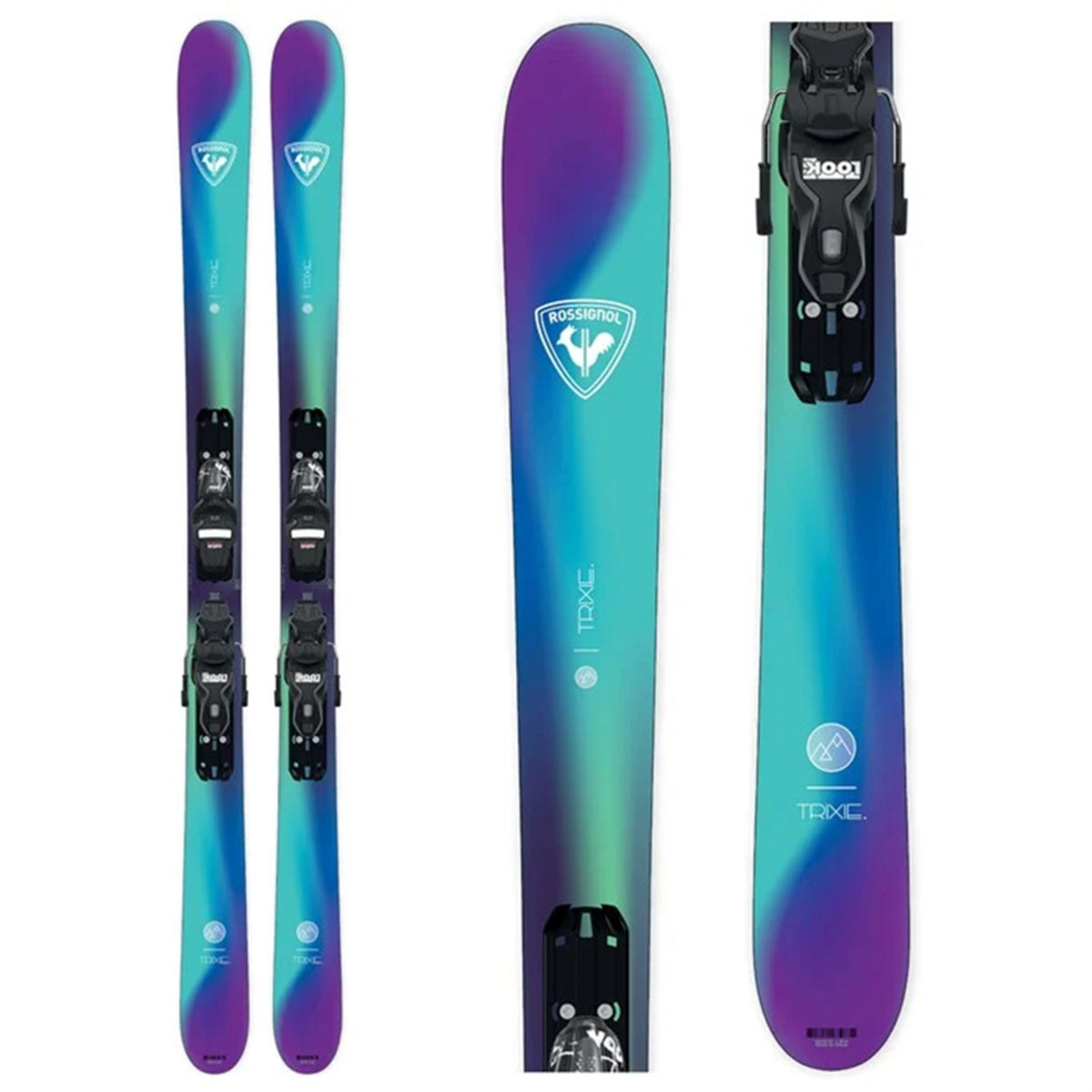 Rossignol Kids' Trixie Pro Skis w/Xpress 10 GW B83 Black Bindings 2026 ...