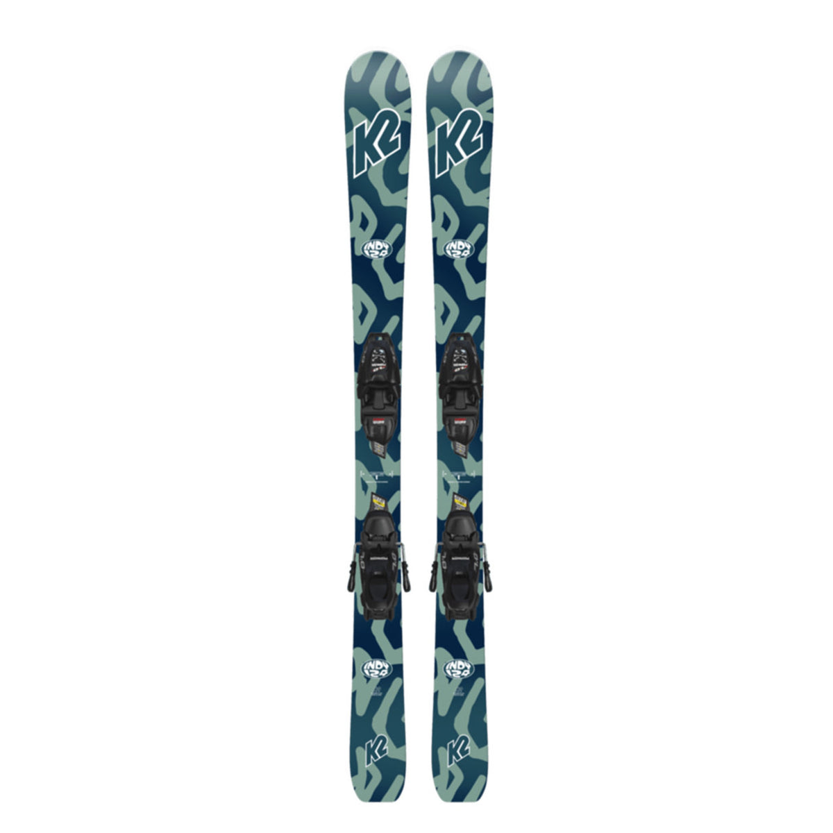 K2 Kids' Indy Skis w/4.5 FDT Jr Large Plate Bindings 2026 – Alpine East