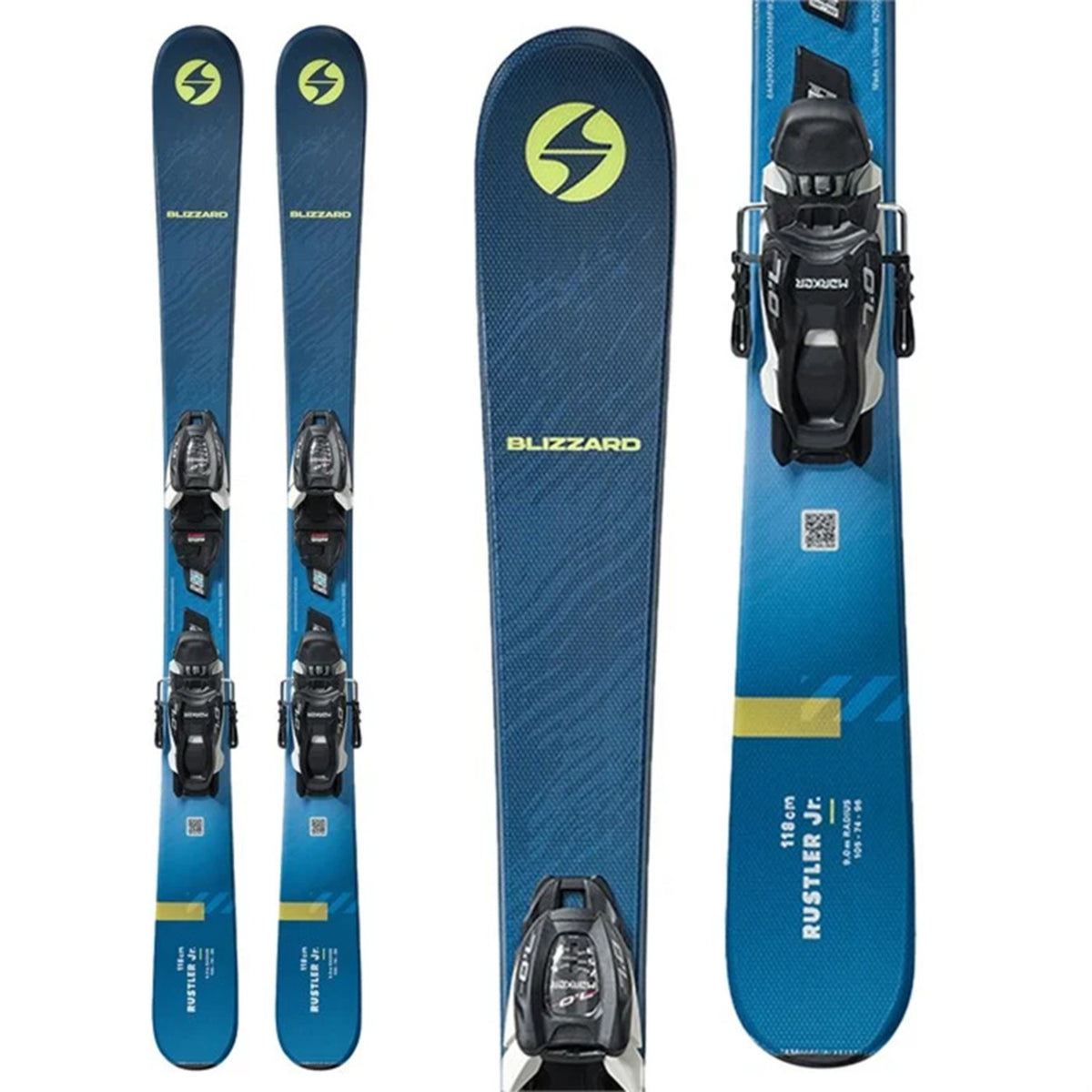 Blizzard Kid's Rustler Twin Jr Skis w/FDT Jr 4.5 Bindings 2026 – Alpine ...