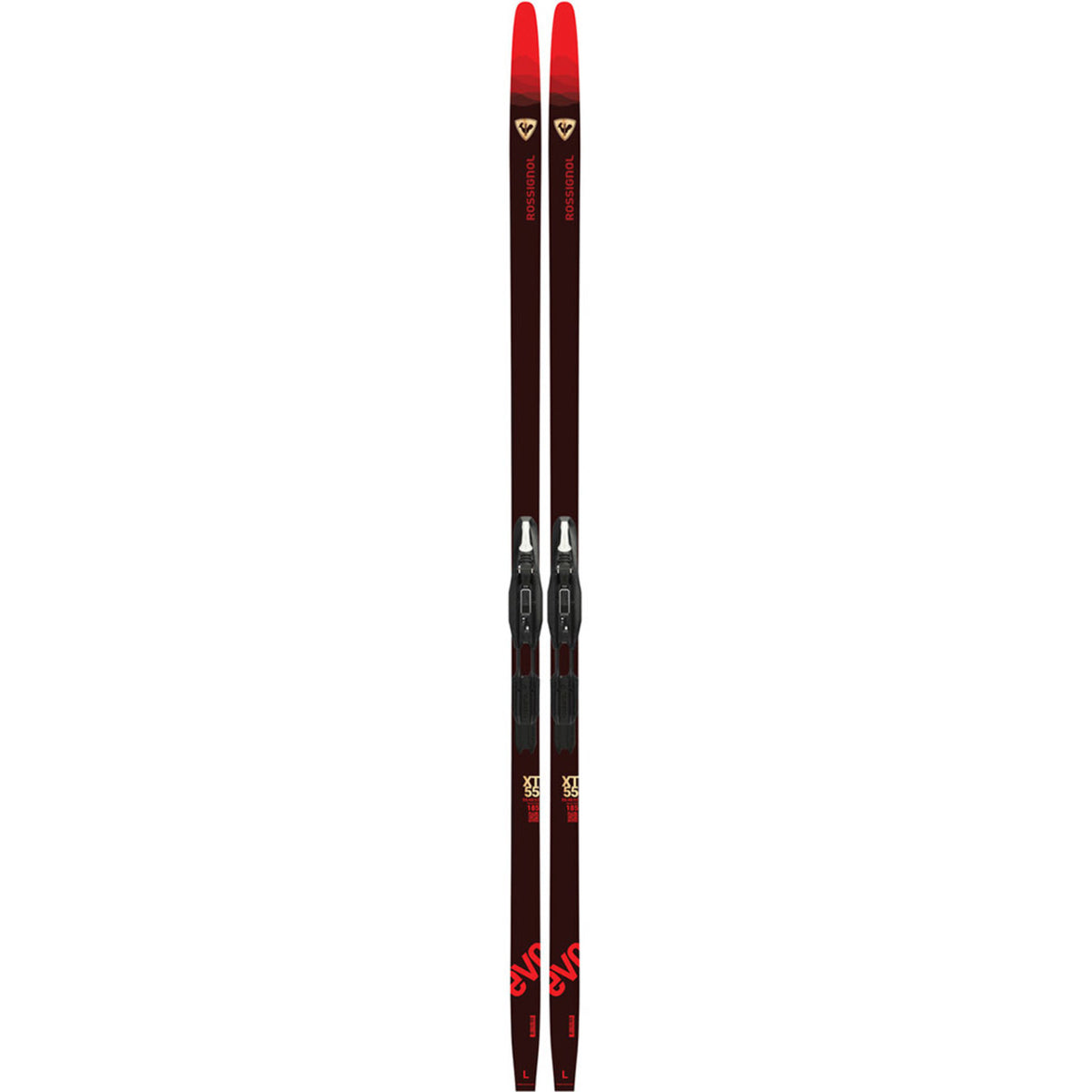 Rossignol Kids' EVO 55 Action Junior Cross Country Skis w/Step-In JR B ...