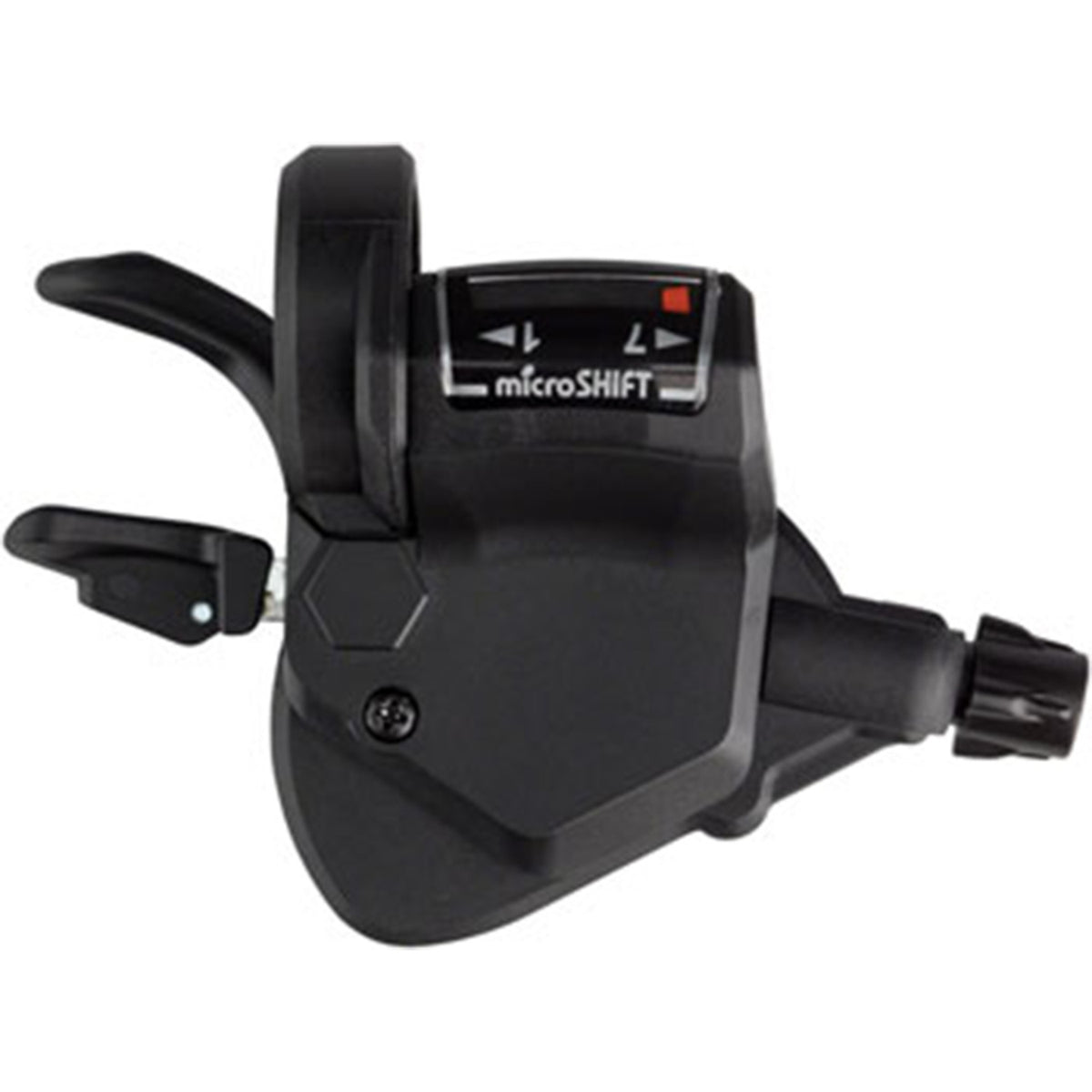microSHIFT Mezzo Right Thumb-Tap Shifter, 7-Speed, Optical Gear Indica ...