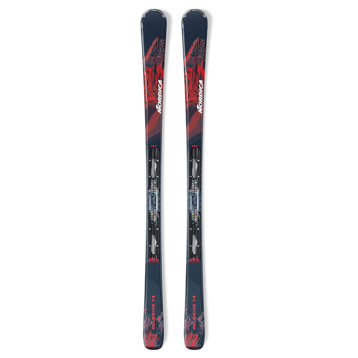 Nordica All Drive 74 FDT Skis w/TP2 Compact 10 FDT Bindings 2024 ...